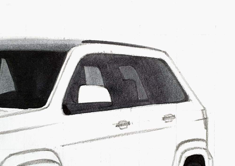 How To Draw A Jeep Grand Cherokee Trackhawk - Simple Step-By-Step Tutorial